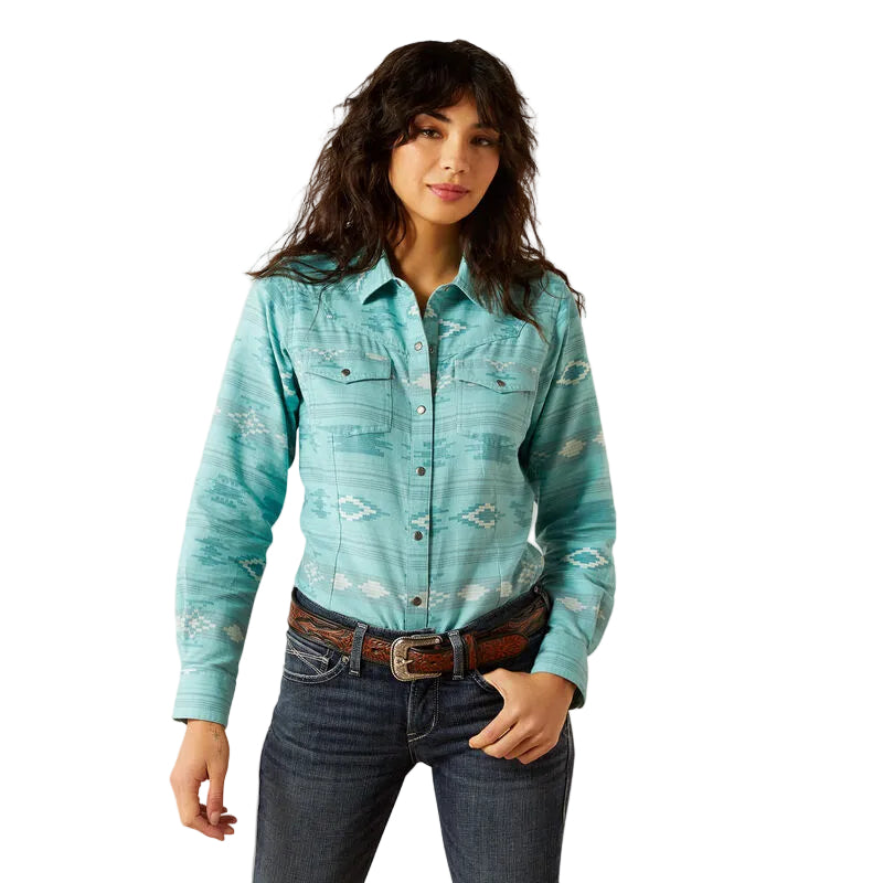 Ariat Montana Women's Western Shirt - Montana Blanket Jacquard – The ...