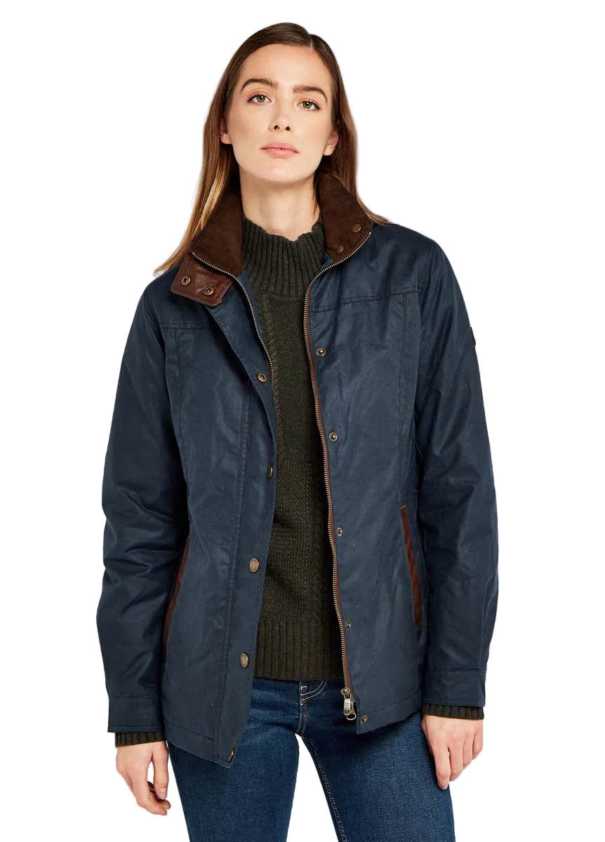 Dubarry Mountrath Wax Women’s Jacket - Ocean Blue – The Auld Forge ...