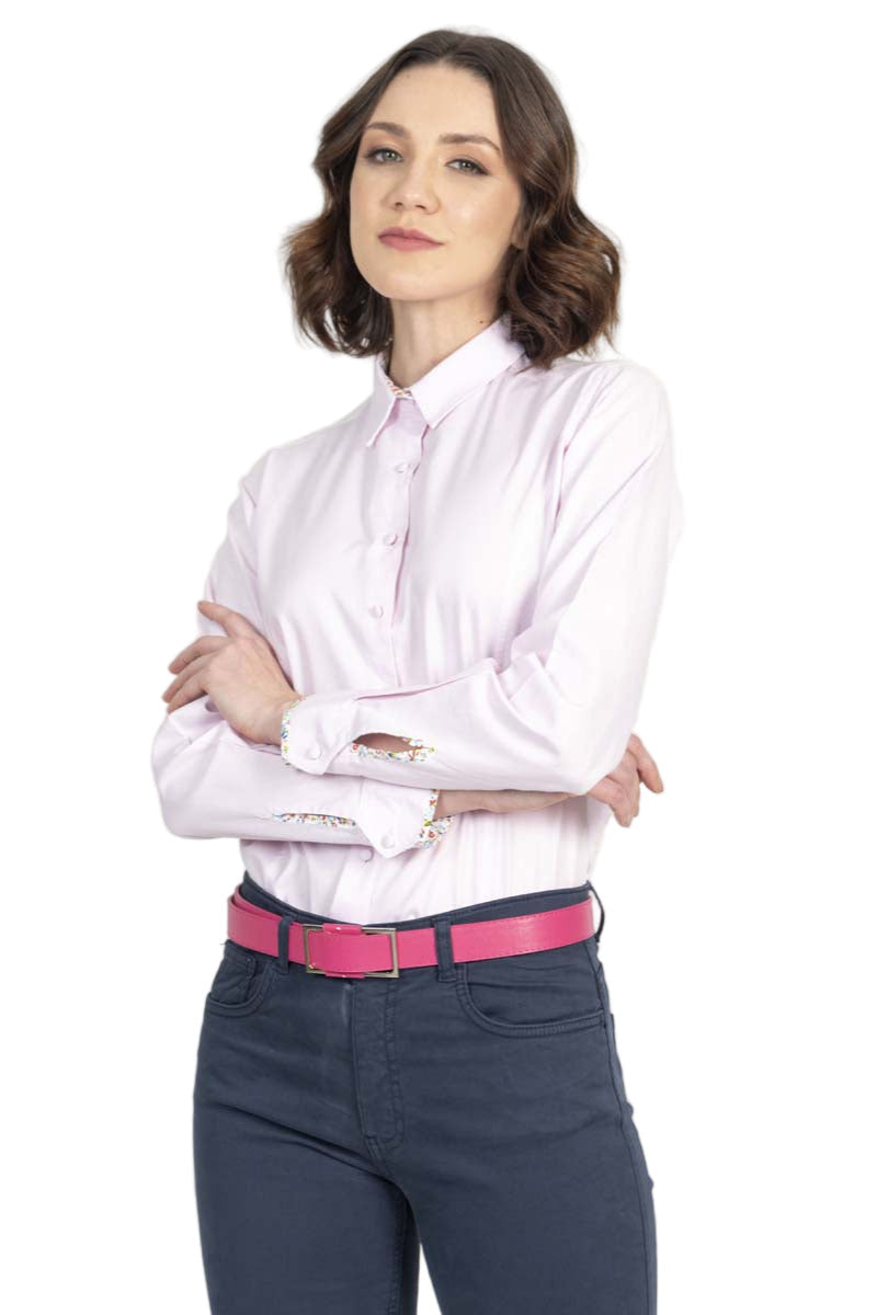 Hartwell Zoe Women’s Shirt - Plain Pink – The Auld Forge - Country Clothing
