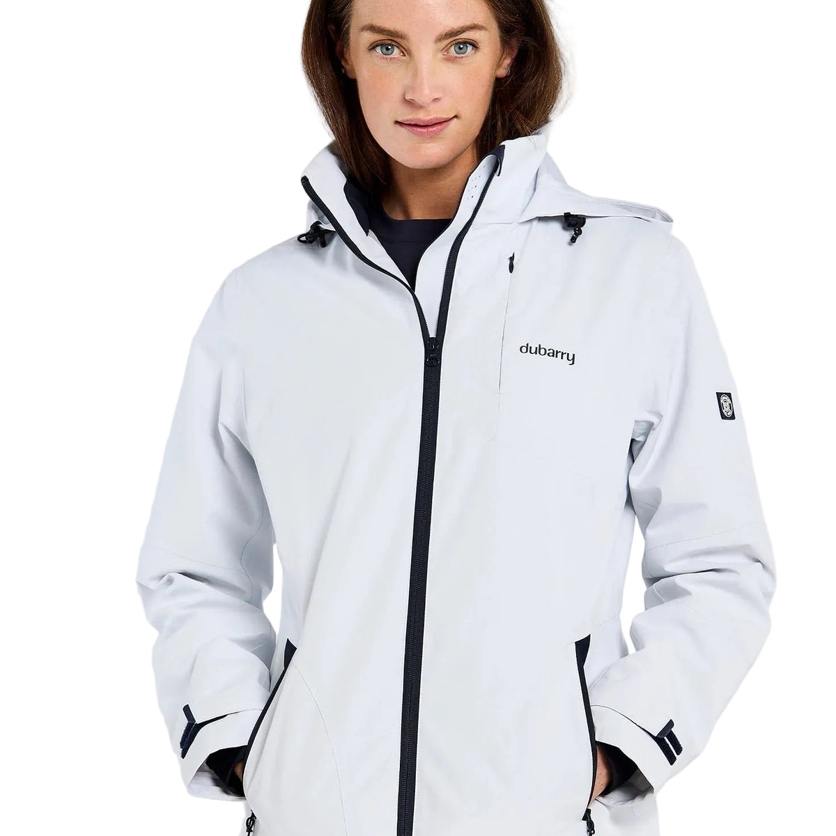 Dubarry Capeclear Women’s Waterproof Jacket - White – The Auld Forge ...