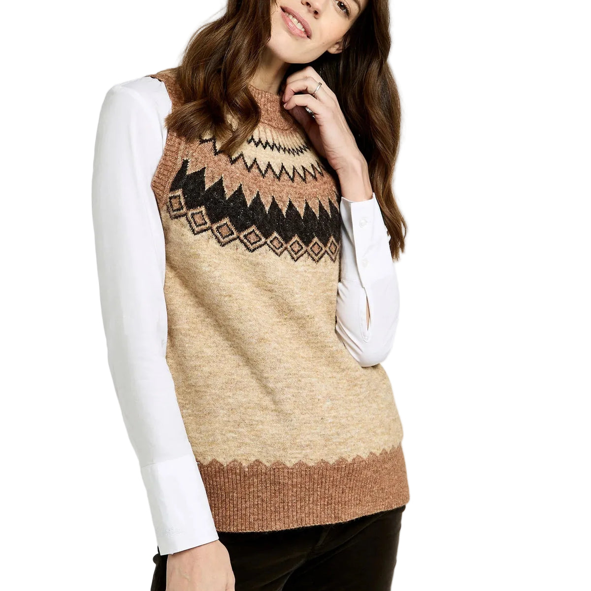 Dubarry Doyle Women's Fair Isle Vest - Oat Multi – The Auld Forge ...