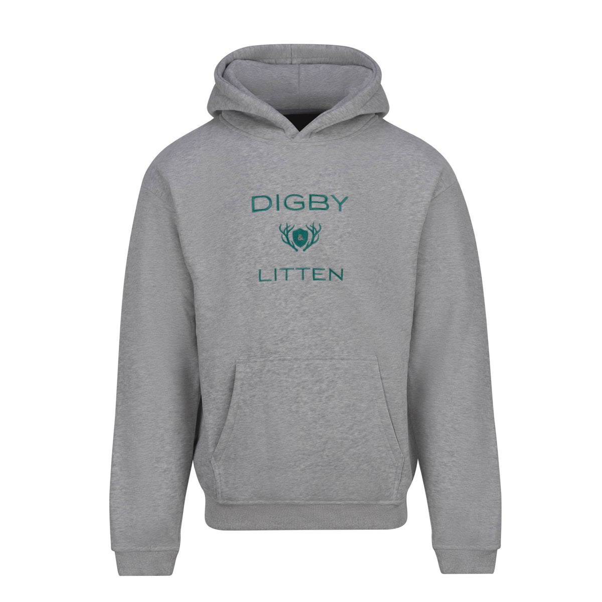Digby & Litten The Fireside Friend Unisex Hoodie - Grey – The Auld ...